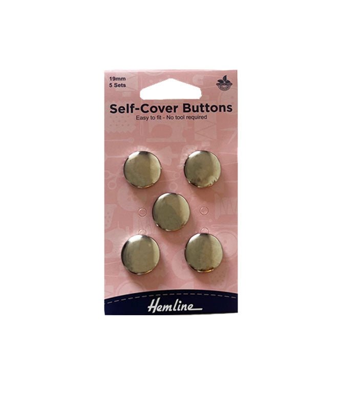 Self Cover Buttons 19mm 5 Sets – Just Fabrics