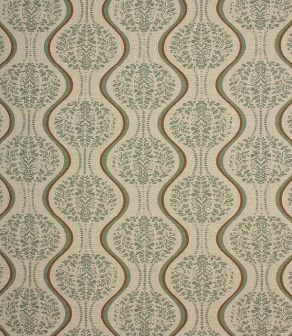 Linmere Fabric / Apple Green / Hazelnut – Just Fabrics