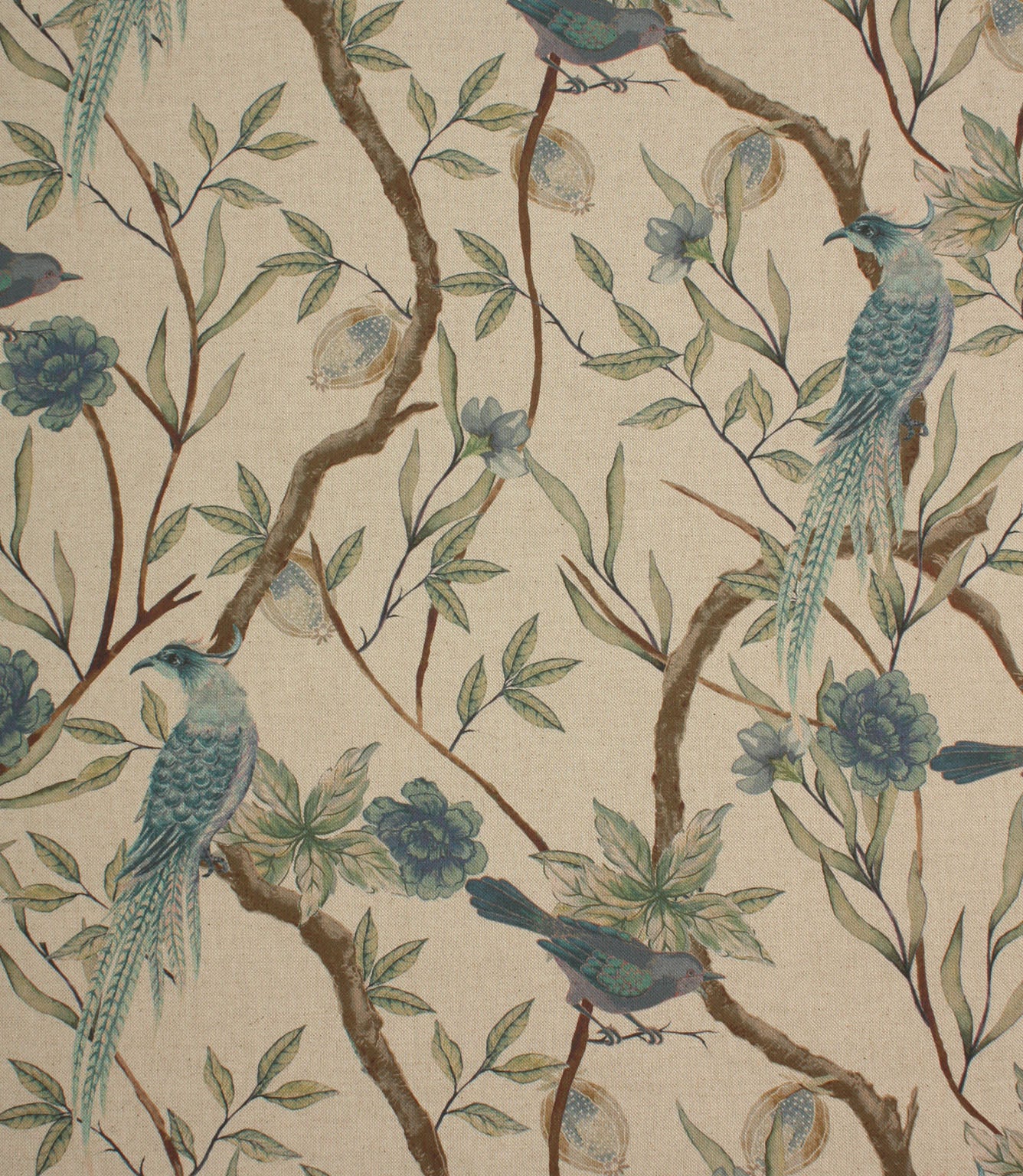 Pavilion Garden Fabric / Blue – Just Fabrics
