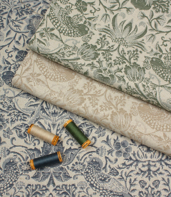 Strawberry Thief Wide Fabric / Stone – Just Fabrics